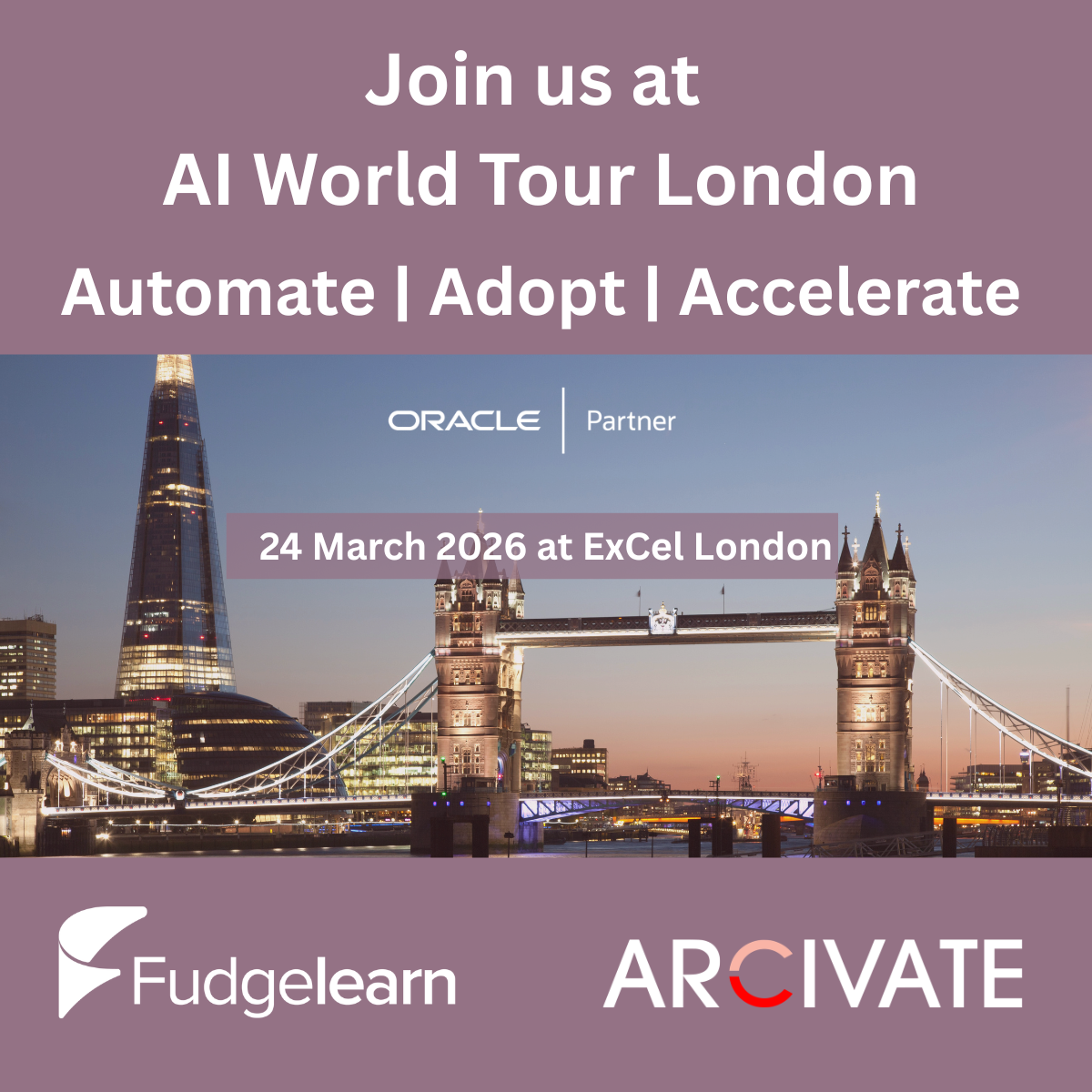 Oracle AI World Tour London 2026