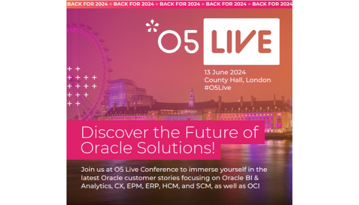 O5Live Conference for Finance and HR Business Users