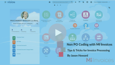 GL Coding a Non PO Invoice Oracle ERP Invoicing Insights Video